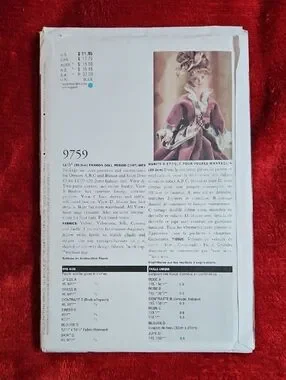 Vogue | Other | Vogue Uncut Craft Barbie Doll Dress Sewing Pattern ...